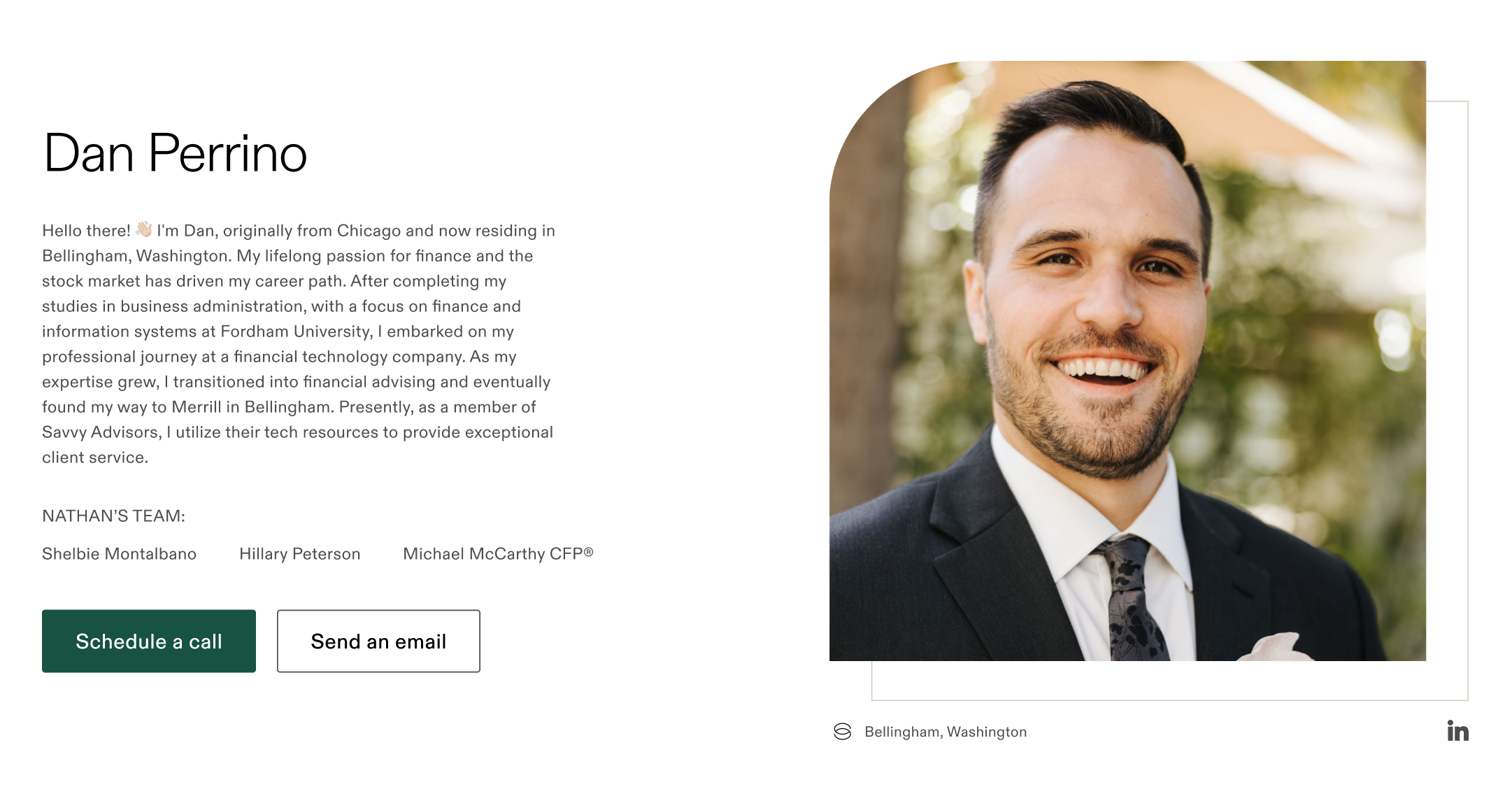 Dan Perrino: Financial Advisor in Bellingham, Washington | Savvy